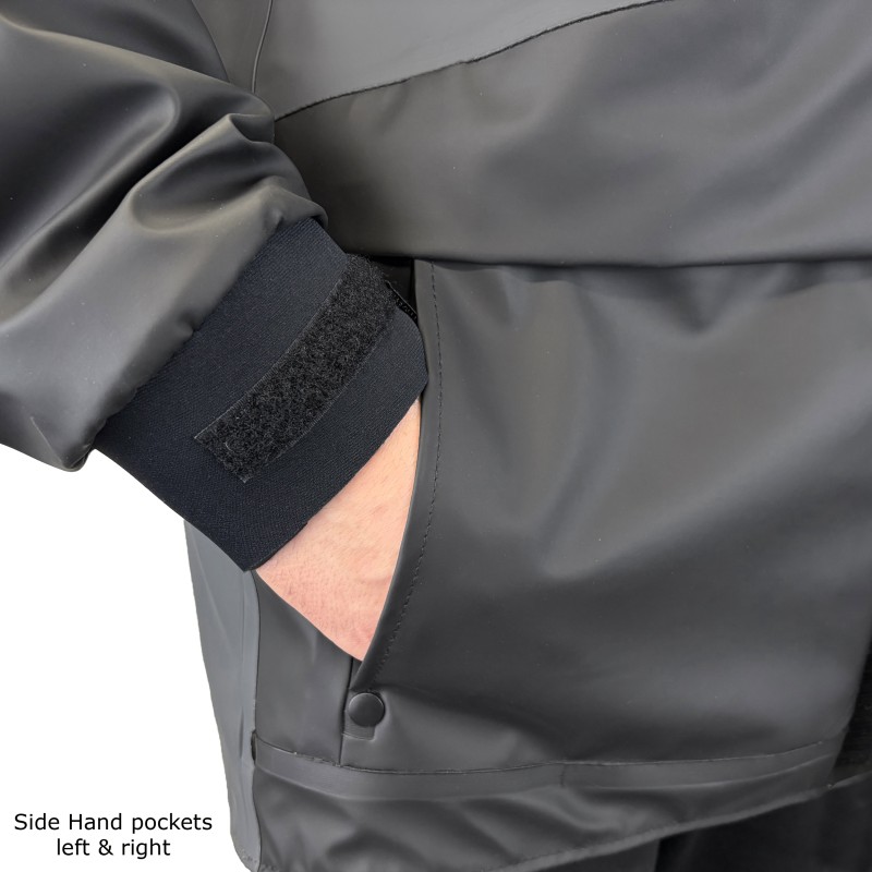 Team Vass 350 Winter Lined Waterproof Jacket Edition 2 - Grey/Black